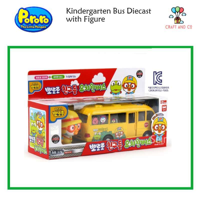 Promo Mainan Kindergarten Bus Pinkfong/ Babyshark / Pororo Diecast ...