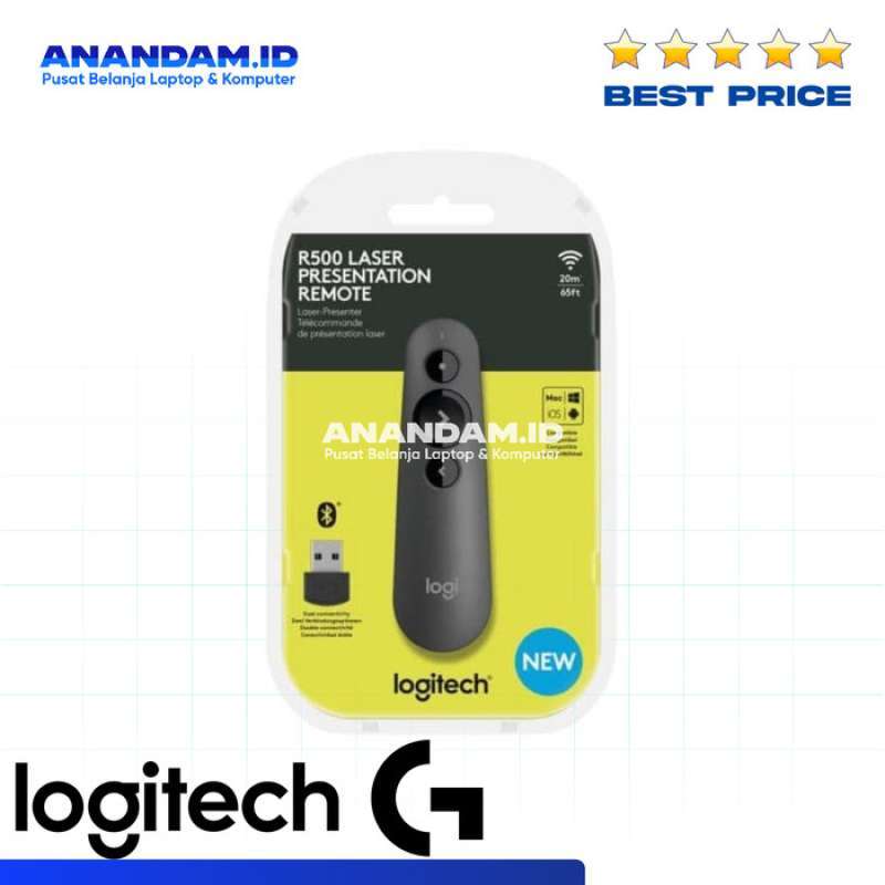 Jual Logitech R500s Remote Pointer Presentasi Wireless Laser Merah Di ...