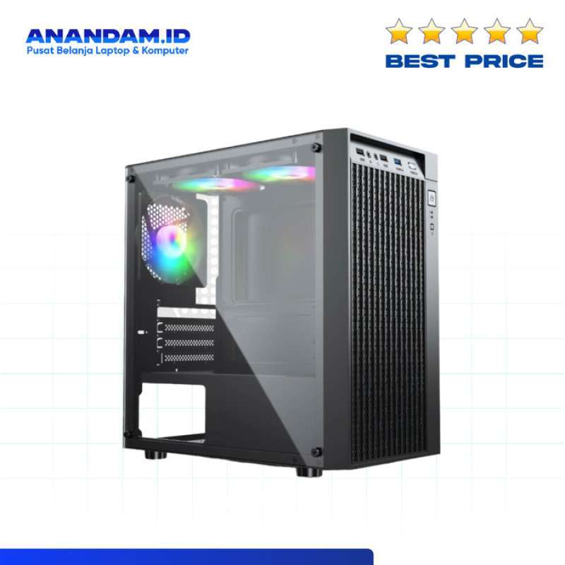 Jual Casing Infinity Strike - Matx Gaming Case - Include 3 Fan Di ...