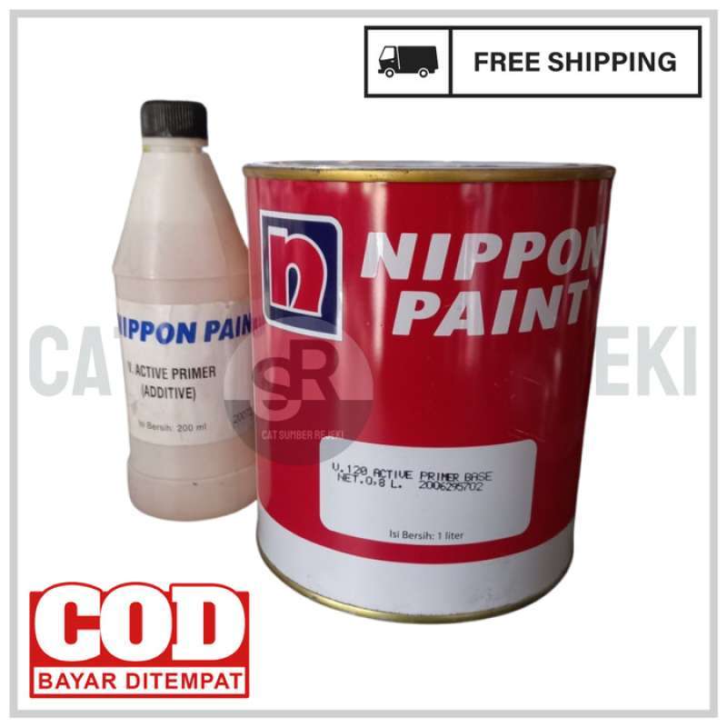 Promo Nippon Paint Vinilex Active Primer 120 Base 1 Liter Diskon 50% Di Seller Han4 - Meruya ...