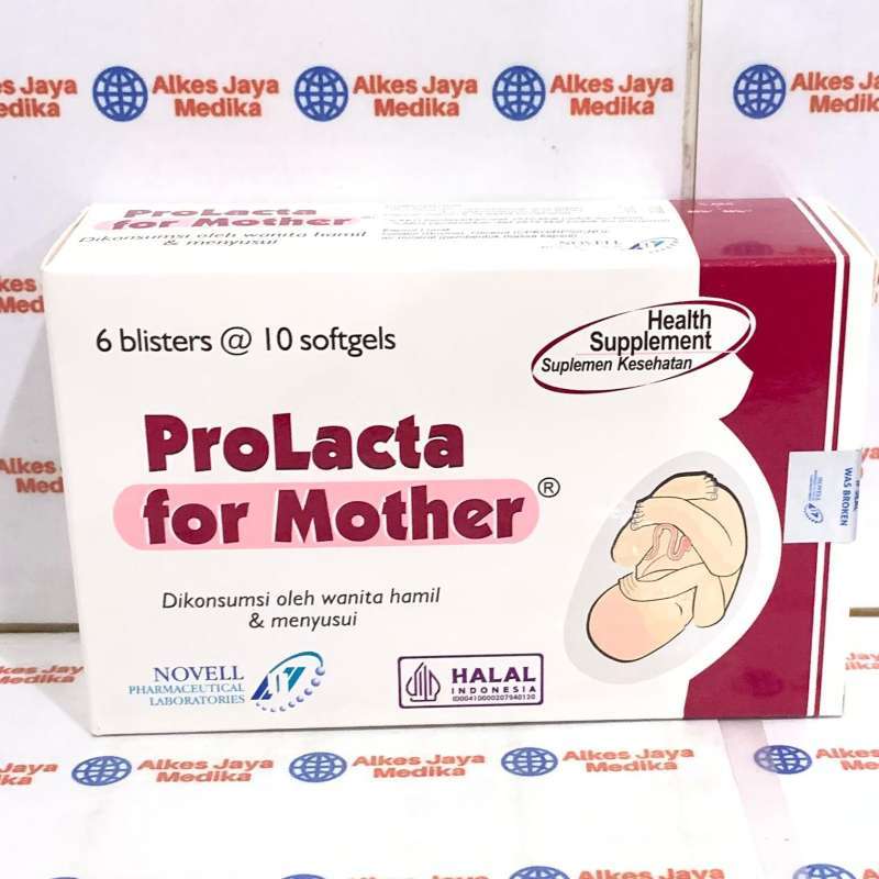 Jual Prolacta For Mother Box Isi 6 Blister @10 Softgel - Suplemen Ibu ...