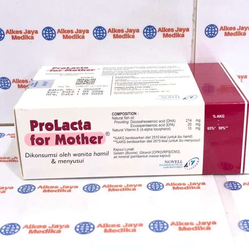 Jual Prolacta For Mother Box Isi 6 Blister @10 Softgel - Suplemen Ibu ...