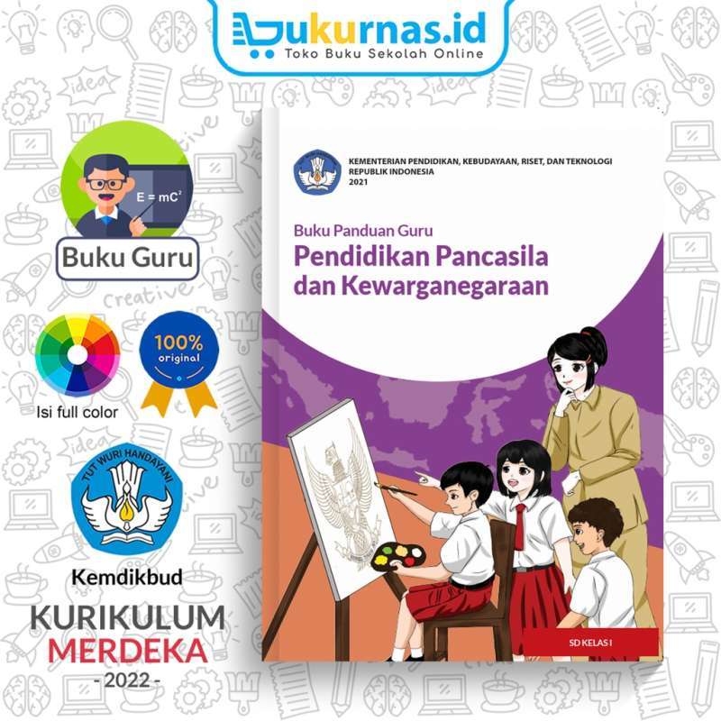 Promo Buku Panduan Guru Ppkn Sd/mi Kelas 1 K-merdeka Diskon 3% Di ...
