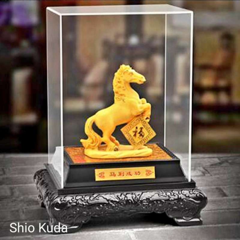 Promo New Patung Box Emas 12 Shio Kotak Akrilik Gift Set Kado Imlek ...