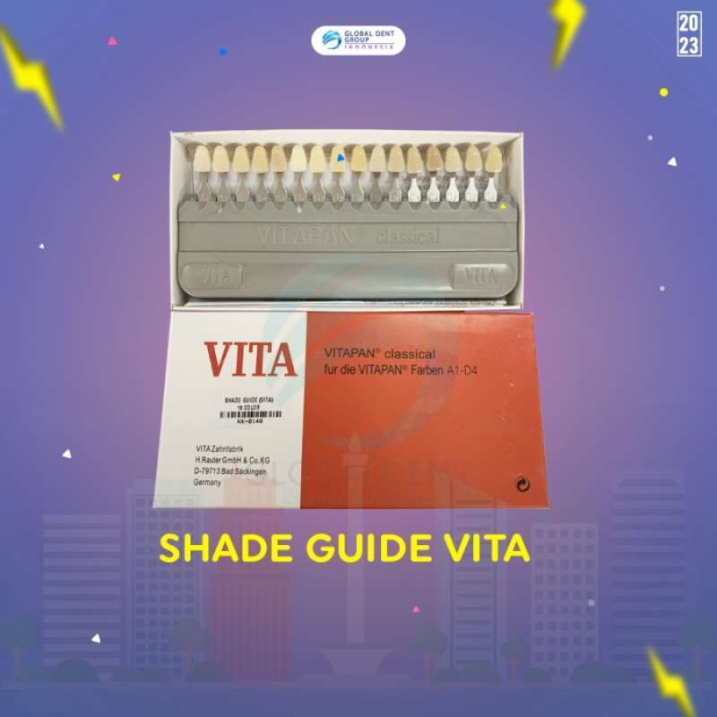 Promo Vitapan Classical Dental Shade Guide 16 Colour Diskon 23% Di ...