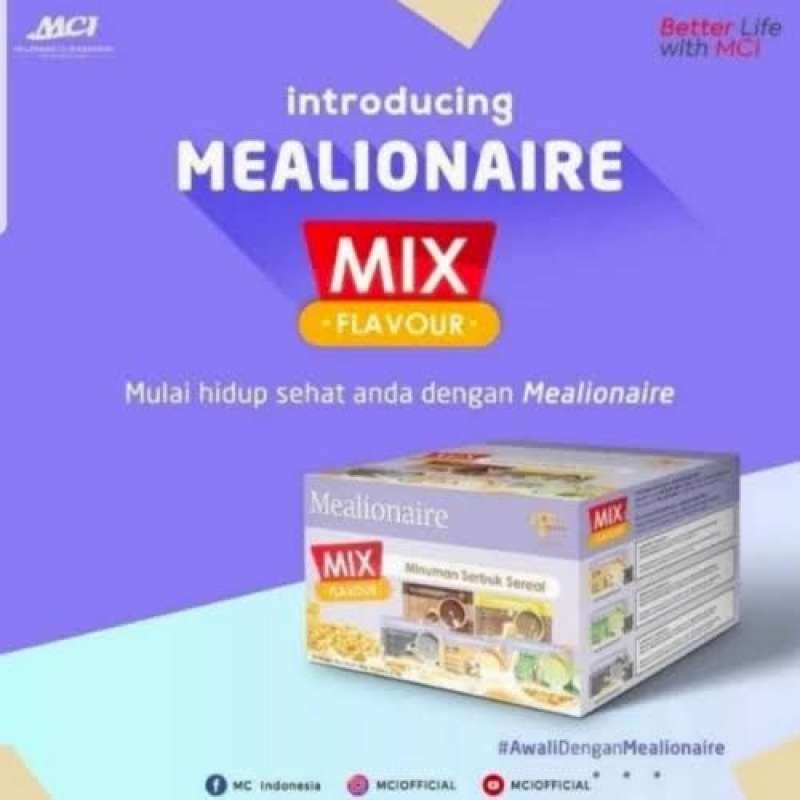Promo Mealionaire Mci 1 Box Isi 10 Sachet Diskon 23% Di Seller Devide Store - Cengkareng Barat ...