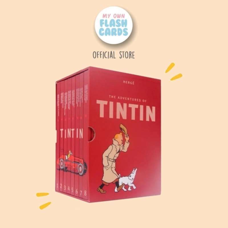 Promo The Adventures Of Tintin Complete Collector Edition Set Of 8 Books Diskon 23% Di Seller ...