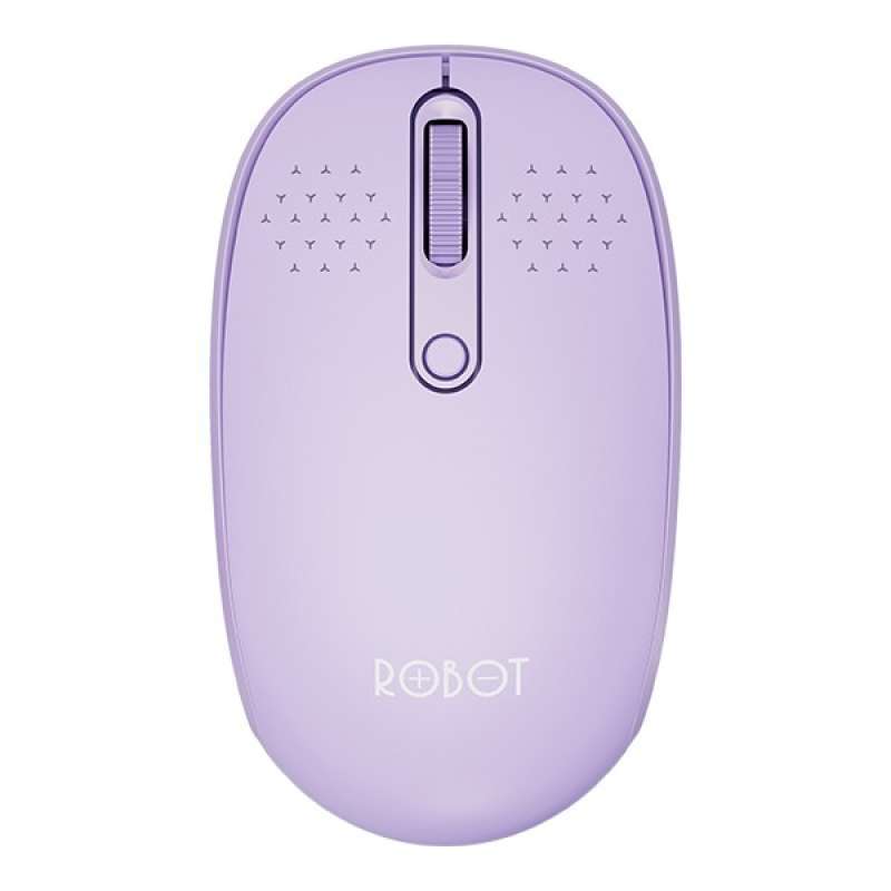 Promo Mouse Wireless Bluetooth Silent Click Robot M360 Dual Mode Ungu ...