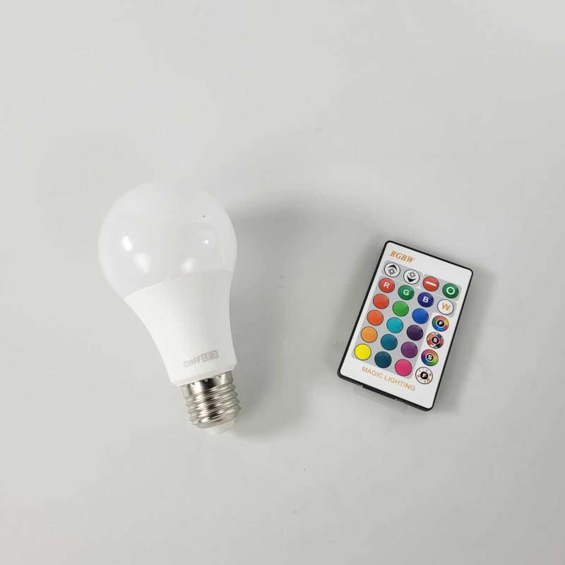 Jual Lampu Bohlam Rgb 15w E27 Dengan Remote Control B5 Lampu Depan ...