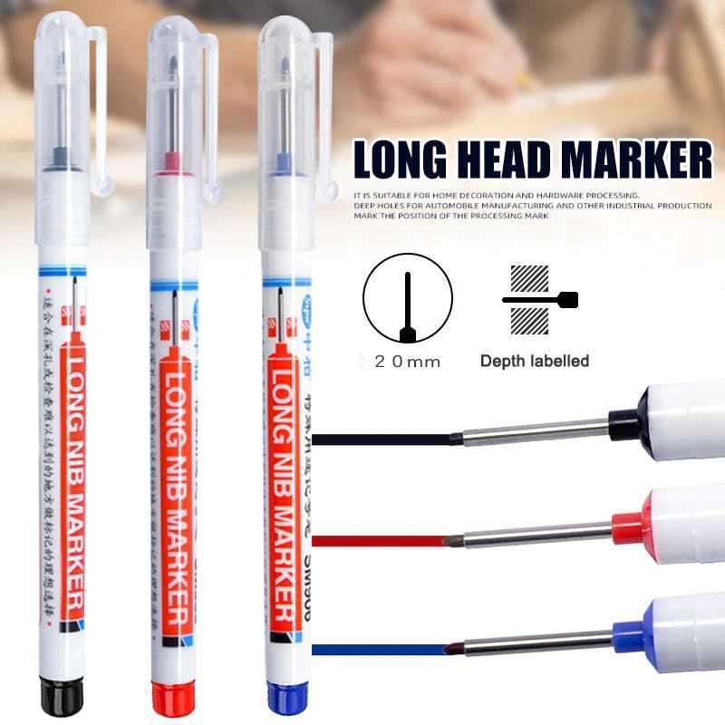 Jual New Spidol Kepala Panjang Long Nib Head Marker Waterproof 317 ...