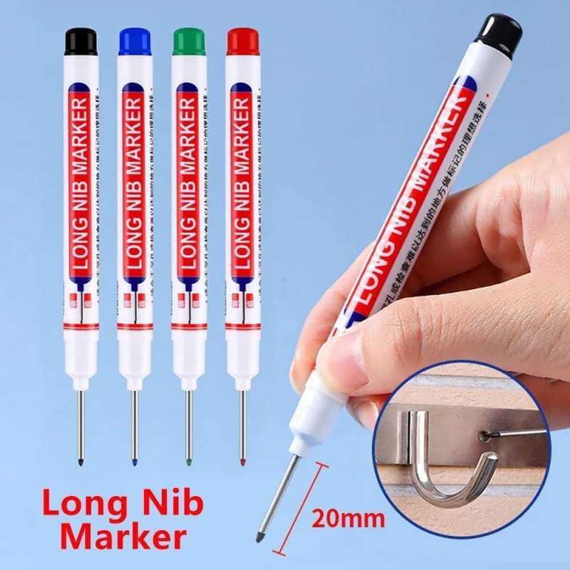Jual New Spidol Kepala Panjang Long Nib Head Marker Waterproof 317 ...