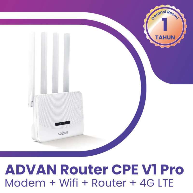 Jual Advan Cpe V1 Pro Router 4g Lte Unlock Operator Di Seller Bandar ...