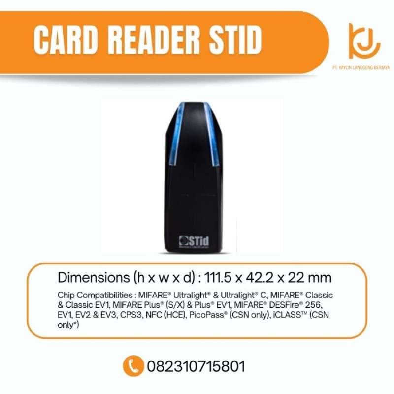 Promo Reader Stid Akses Pintu Kartu Rfid Diskon 7% Di Seller Sn Market ...