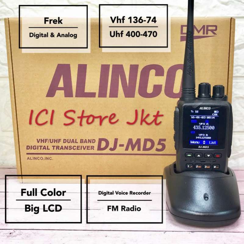 Promo Ht Alinco Dj Md5 / Alinco Dj Md5t / Ht Alinco Dmr Resmi Diskon 3% Di Seller Sn Market ...
