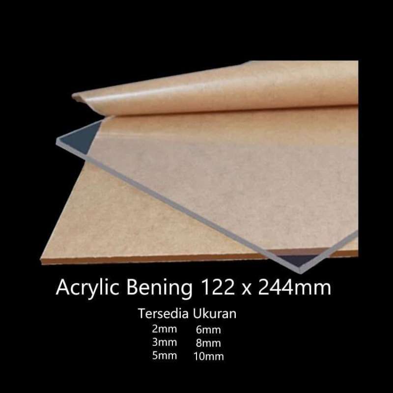 Jual Acrylic Bening 2mm Ukuran 122 X 244 Mm / Akrilik 2mm Lembaran Triplek Di Seller Rolas ...