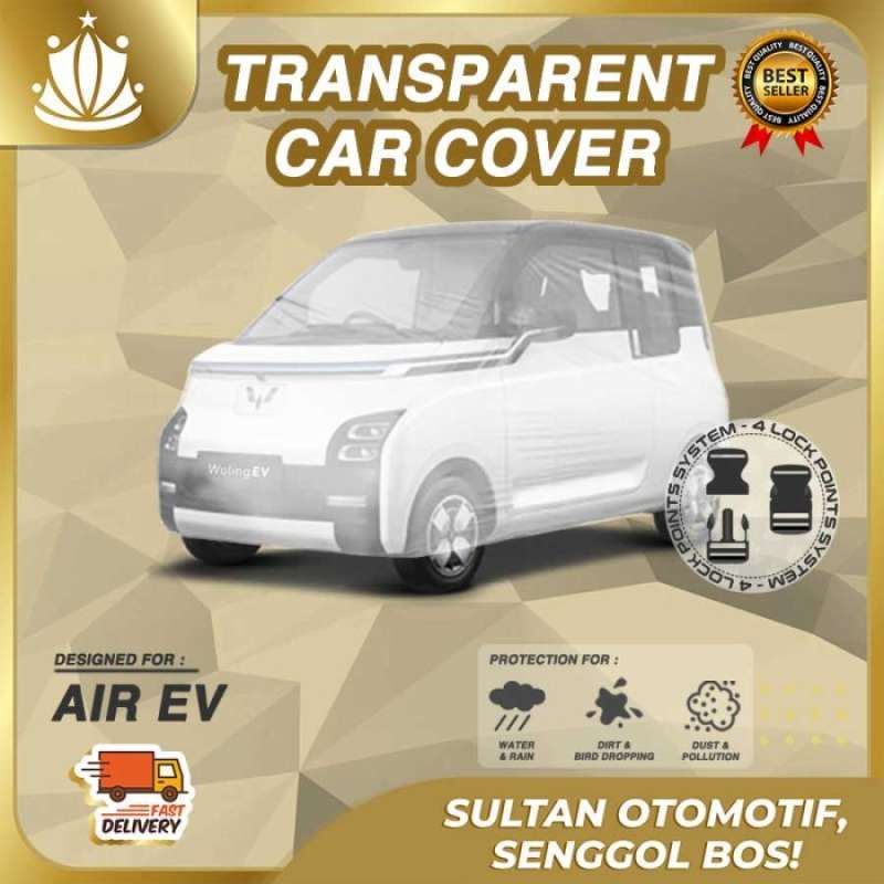 Promo Sarung Mobil Plastik Tebal Body Cover Transparan Wuling Air Ev ...