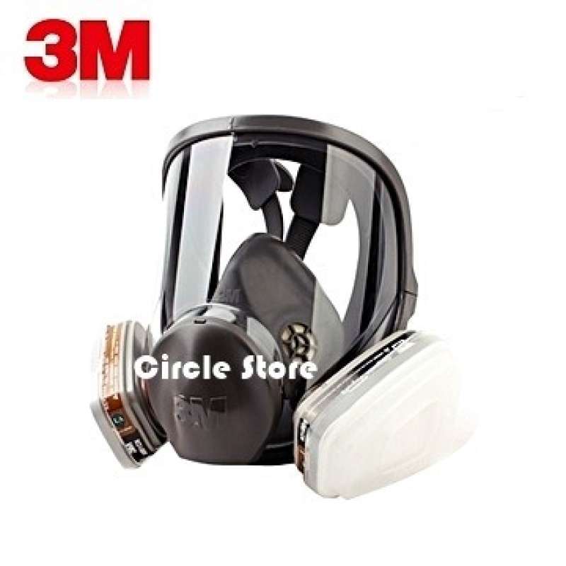 Promo Masker Debu / Dual Respirator 6800 3m Full Face Gas Mask Completed Diskon 23% Di Seller ...