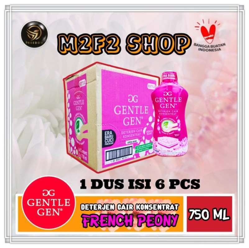 Promo Gentle Gen Deterjen C French Peony | Merah Botol Pet 750ml ...