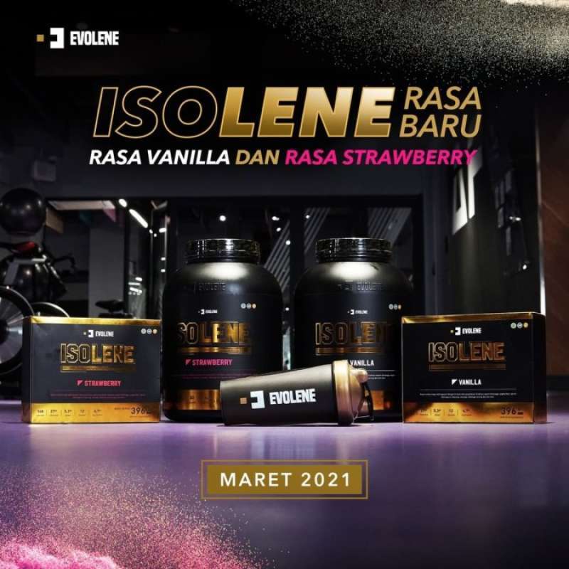 Promo Evolene Isolene Whey Protein Isolate 12 Sachet 396 Gram - Rasa ...