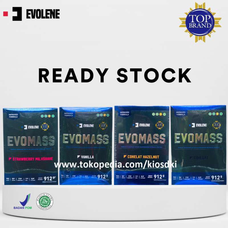 Promo Evolene Evo Mass Gainer 912 Gr / 2 Lbs - Evo Mass Suplemen Massa ...