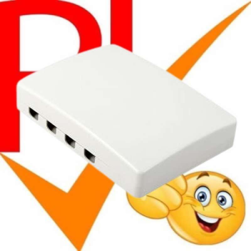 Promo Roset 4 Core + Adapter Sc Catv/ftth Terminal Box Fo/fiber Optic ...