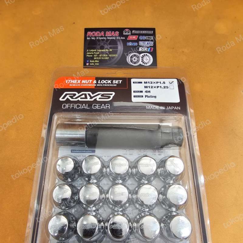 Promo Rays Wheel Lock & Nut (baut/mur Roda Racing) Made In Japan Diskon ...