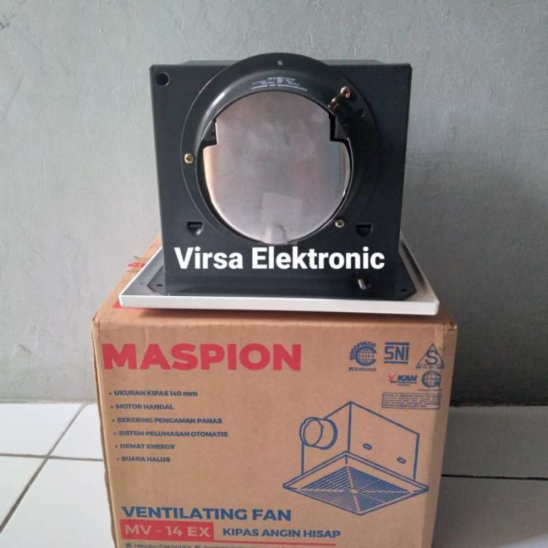 Promo Hexos Exhaust Fan Plafon 5 Inch Mv14ex Bodi Besi Diskon 23% Di ...