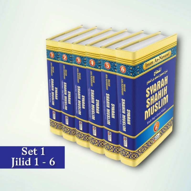 Promo Kitab Syarah Shahih Muslim Imam An-nawawi Set 1 | Jilid 1-6 Plus ...