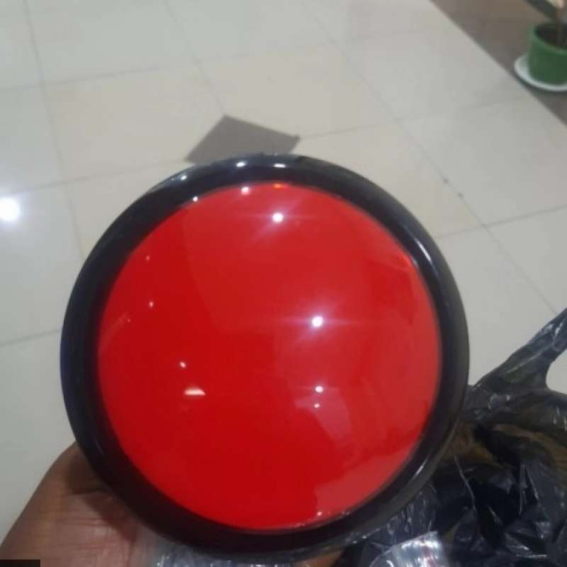 Promo Tombol Acara Peresmian / Push Button Tombol Switch 10cm Merah ...