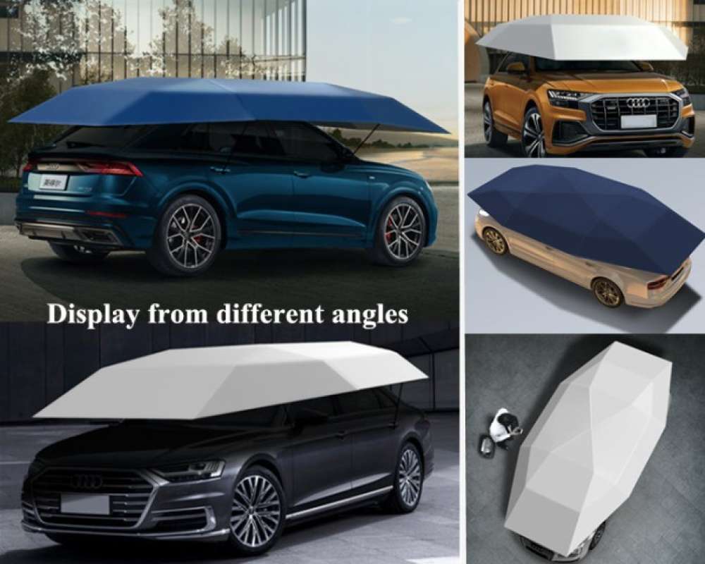 Promo Car Umbrella Uv Semi Automatic Tenda Cover Payung Panas Atap ...