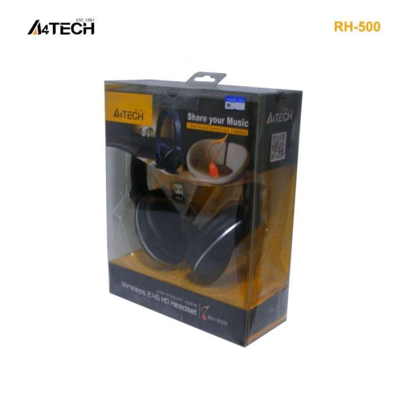 Promo A4tech Headset Rh-500, Wireless 2.4 Hd Multilink Share Diskon 23% ...
