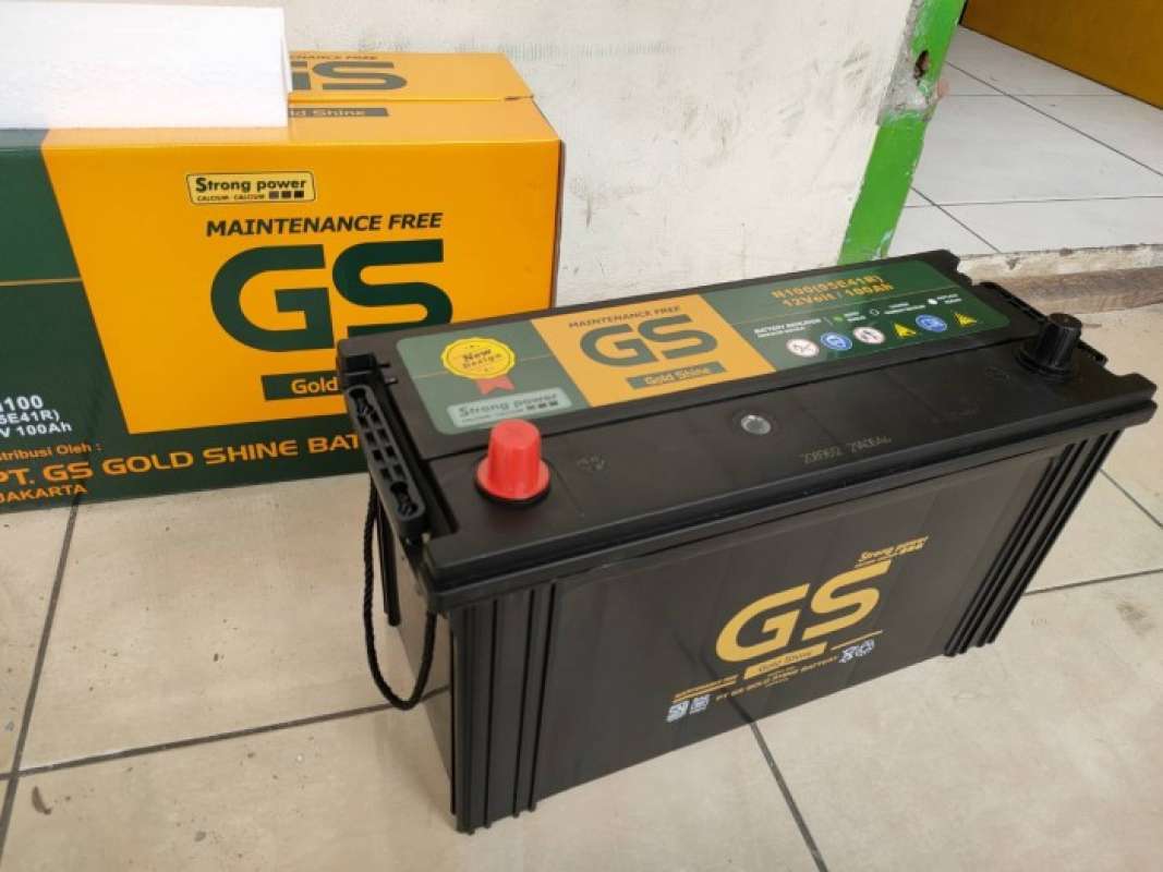 Promo Aki Genset Gs Mf N100 Aki Kering 12v / 100ah Diskon 23% Di Seller ...