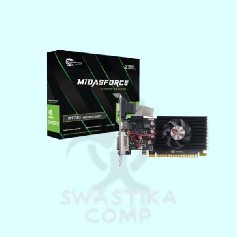 Jual Vga Midasforce Gt730 4gb 128bit Lp Nvidia Geforce - Gt 730 Di ...