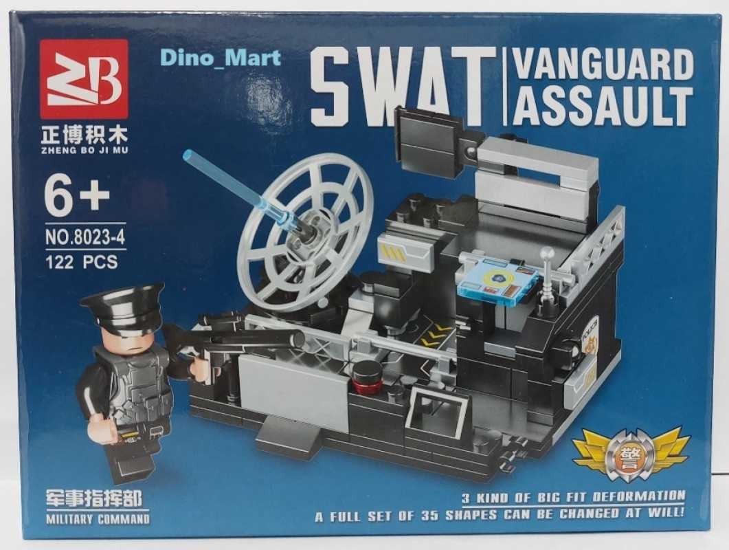 Promo Brick Polisi Karakter Dan Kendaraan Swat Vanguard 8 In 1 ...