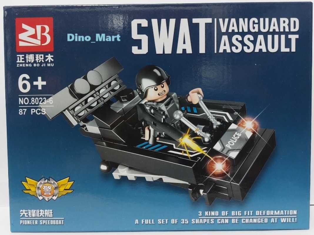 Promo Brick Polisi Karakter Dan Kendaraan Swat Vanguard 8 In 1 ...