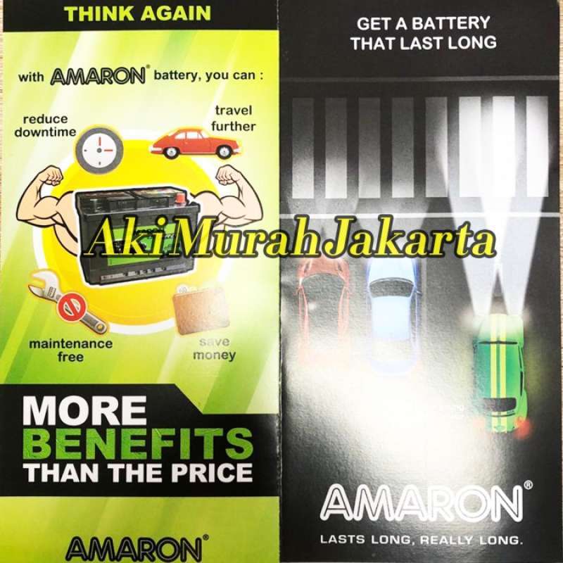 Promo Aki Mobil Din 100 60044 60038 Amaron Accu Kering 12v / 100ah ...