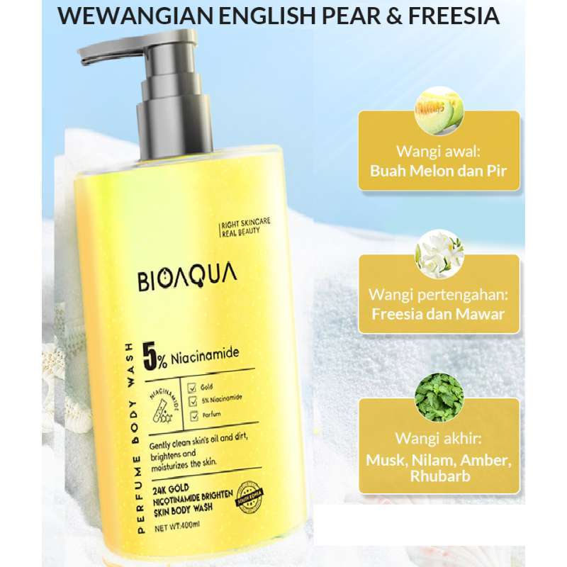 Promo Bioaqua Body Wash 24k Gold 400ml Nicotinamide Diskon 5% Di Seller M28_health&beauty - Kios ...