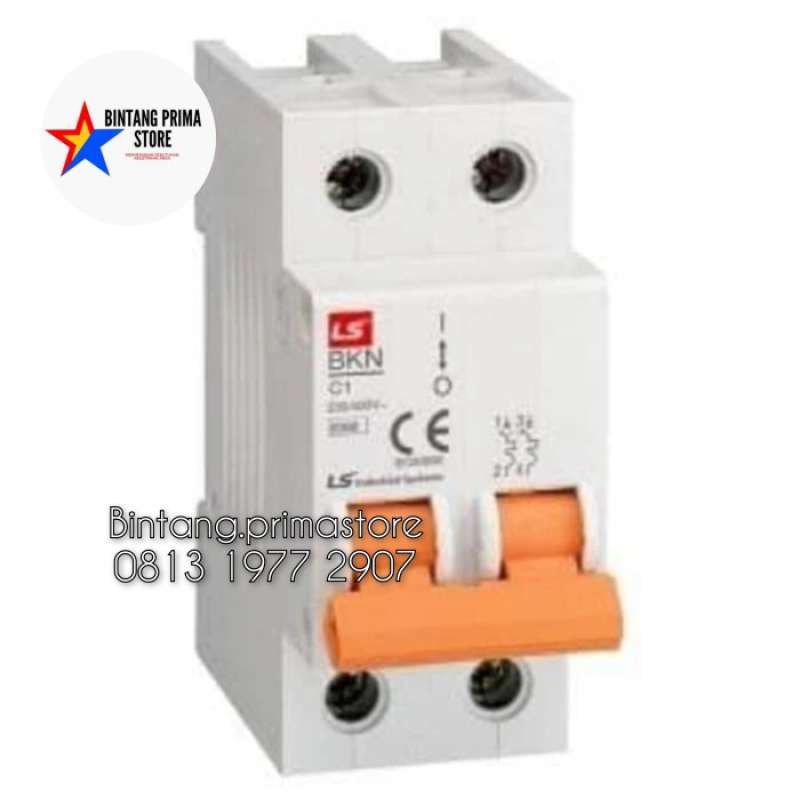 Promo Mcb 1a - 32a 2p / 2 Phase Bkn Series 6ka Merk Ls Electric Korea - 20a Diskon 50% Di Seller ...