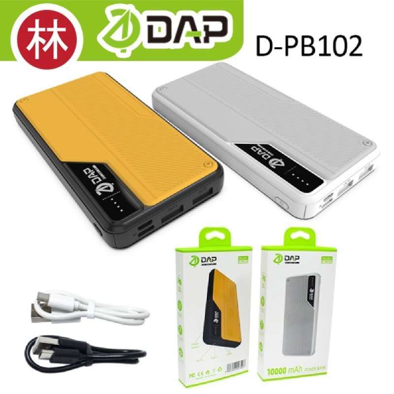 Promo Dap D-pb102 Powerbank 10.000 Mah 2 Output Usb Dual Input Type C Micro Diskon 50% Di Seller ...