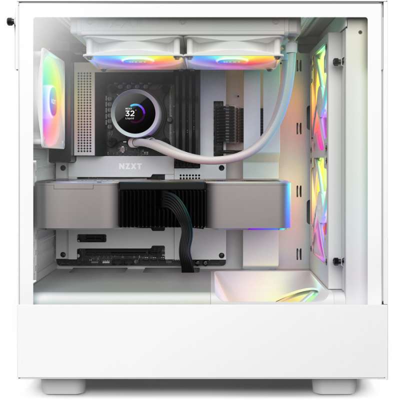 Jual Nzxt Kraken 240 Rgb Black / White 240mm Aio Liquid Cooler With Lcd ...