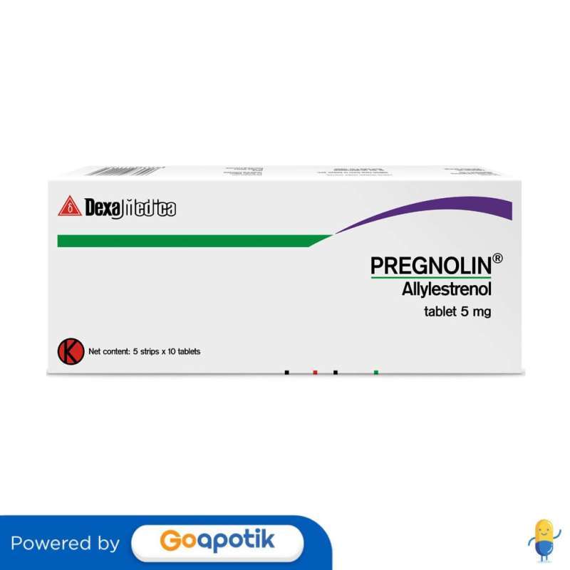Jual Pregnolin 5 Mg Box 50 Tablet Di Seller Apotek Arumi Shilla Farma ...