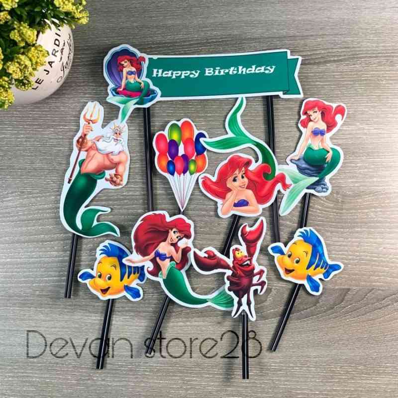 Jual Topper Ulang Tahun Tema Mermaid Terbaik Juni 2024 - Harga Murah ...