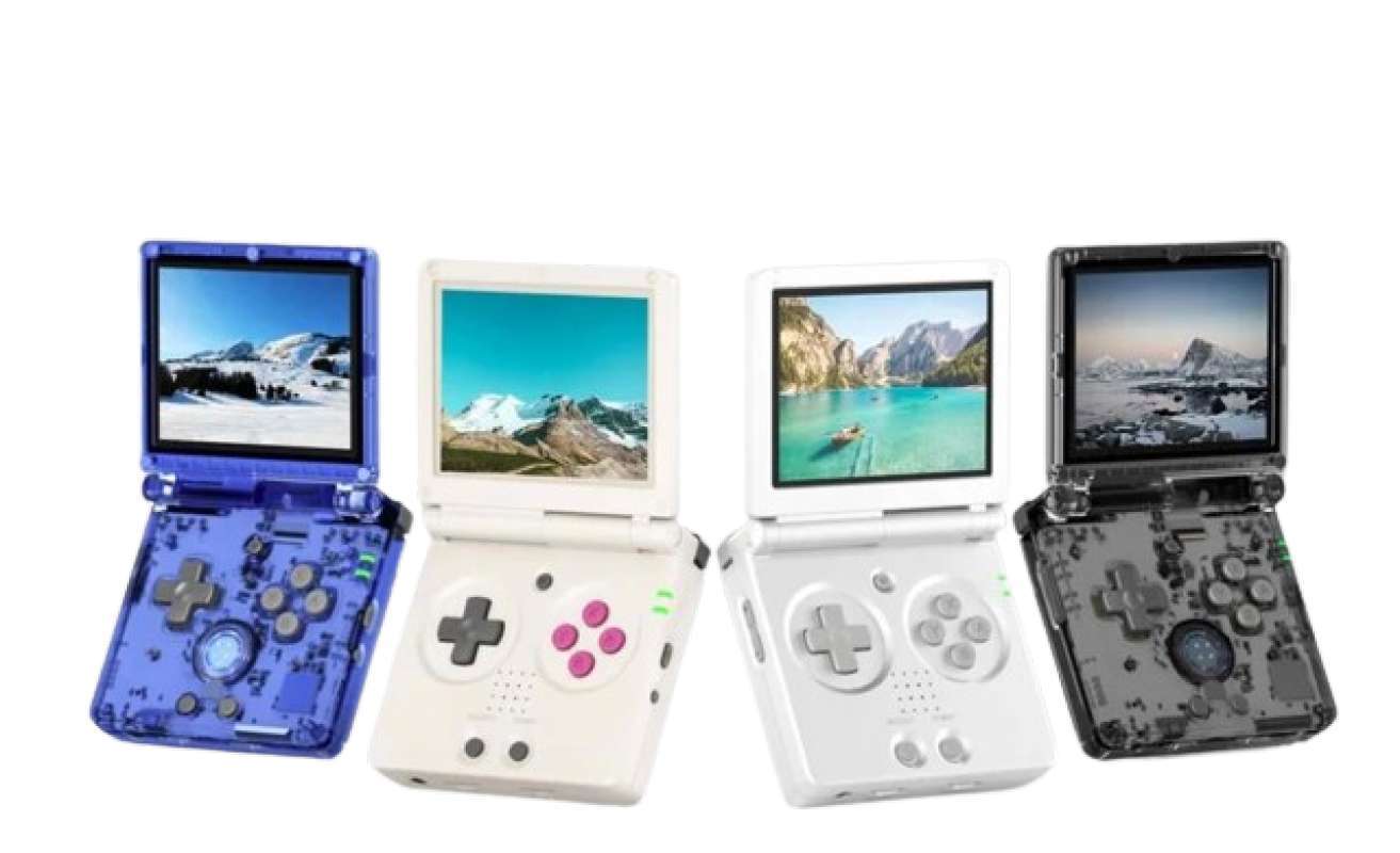 Promo Anbernic Rg35xxsp Retro Flip Handheld Video Game Console Classic ...