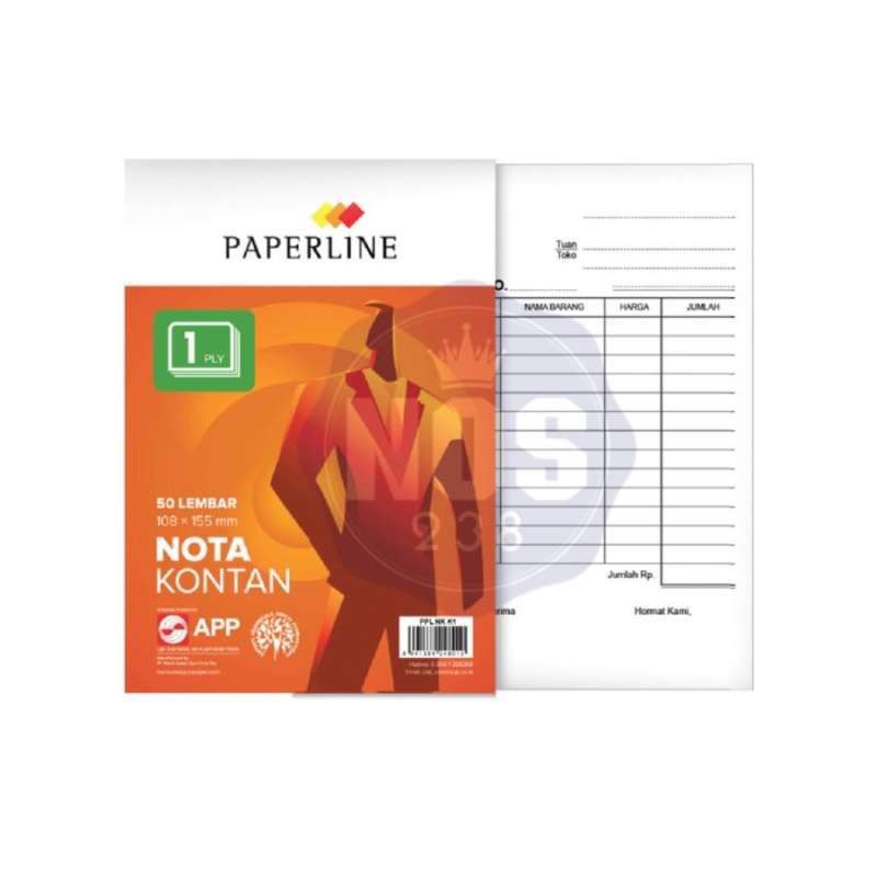 Jual Nota Kontan Kecil Paperline 1ply/2ply/3ply Di Seller Nos238 ...