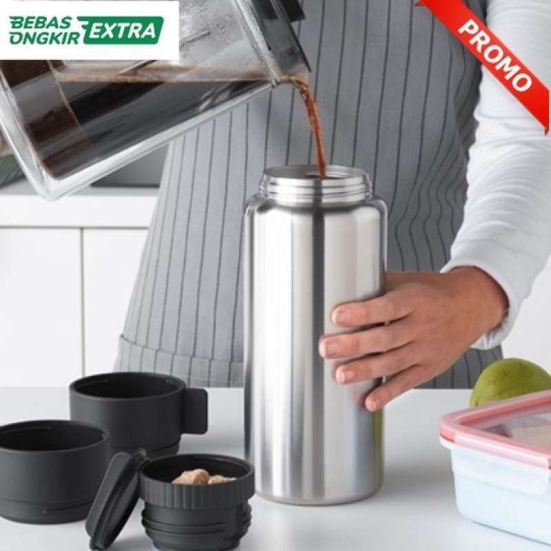 Promo Ori Botol Termos Air Minum Panas&dingin 2 Cangkir Penutup Ukuran ...