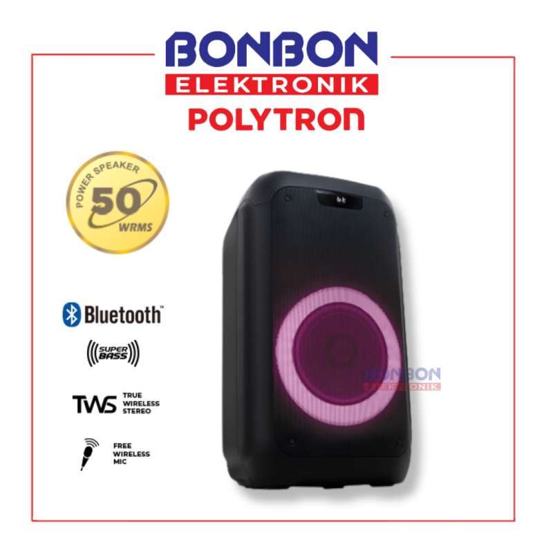 Jual Polytron Speaker Party Bluetooth Pps 8l12 Pps8l12 Portable