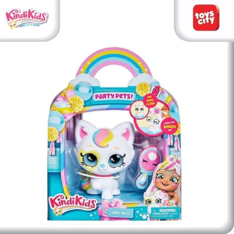Jual Kindi Kids Party Pets With Accesories Assorted Mainan Boneka Hewan ...