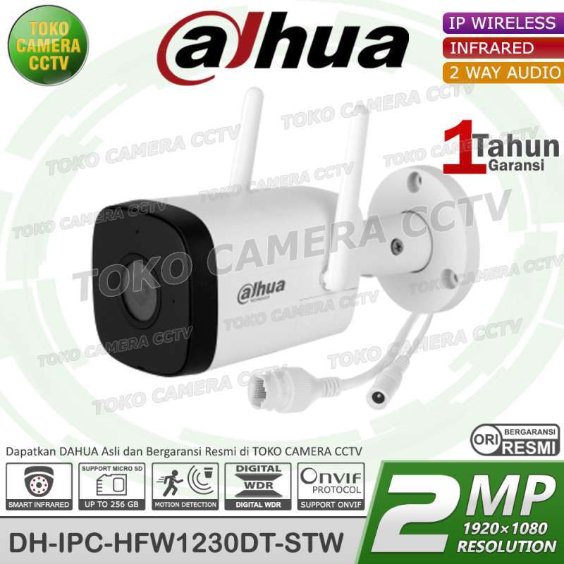 Jual Cctv Wifi Outdoor Dahua 2mp Ipc-hfw1230dt-stw Kamera Cctv Pintar ...