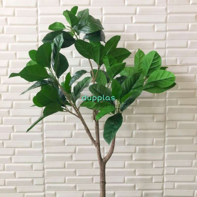 Promo Pohon Daun Magnolia Latex T120 Besar Artificial Pot Dasar Sebut ...