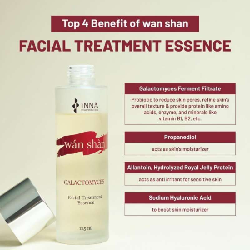 Promo Wan Shan Galactomyces Facial Treatment Essence 125 Ml Diskon 33% ...